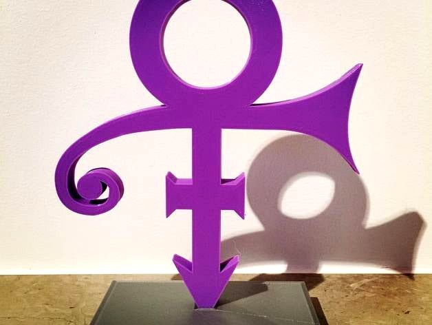 Prince artist logo by frederiekpascal 3d model
