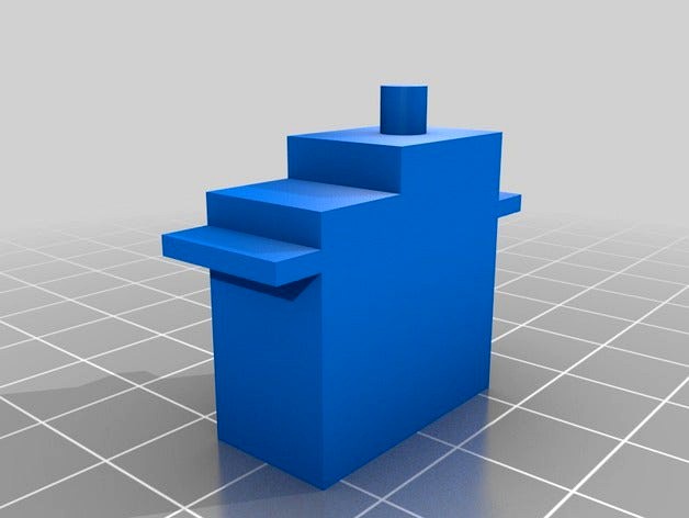 Simple sg90 servo model by LuisDUgena 3d