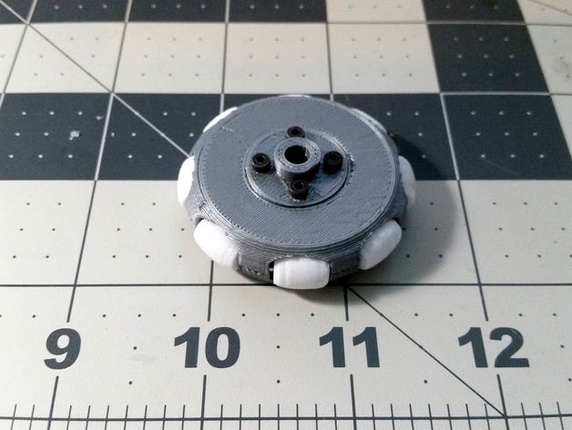 Round Micro Servo Horn by rlucio 3d model