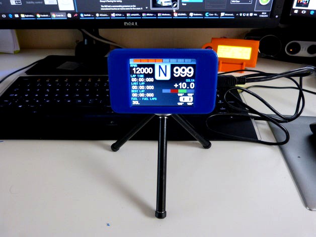 Nextion LCD box by Wotever 3d model