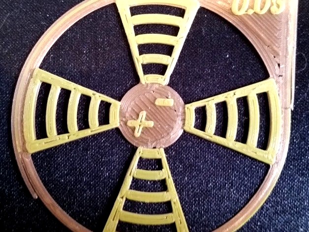 Dual Head XY Offset Calibration Tool v2 by SpoonUnit 3d model