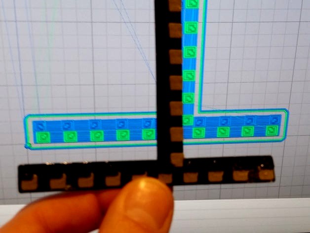 Dual Head XY Offset Calibration Tool by SpoonUnit 3d model