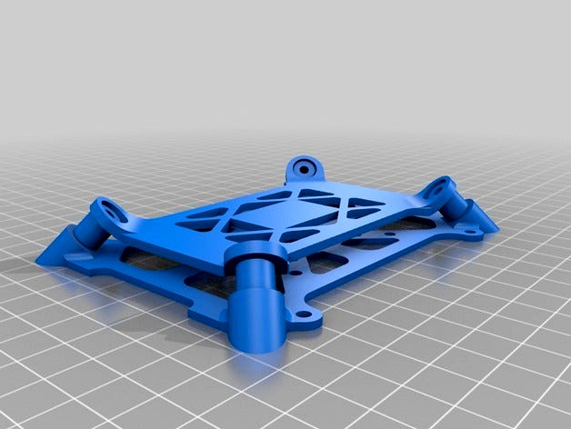 Low profile Pixhawk Mount by Storkglide 3d model