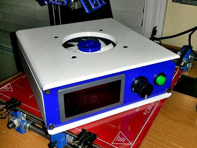 Magnetic Stir Plate - PC Fan & PWM Speed Controller by thehebs 3d model
