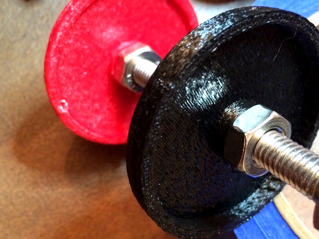 Filament Spool Spacer by fozzybear 3d model