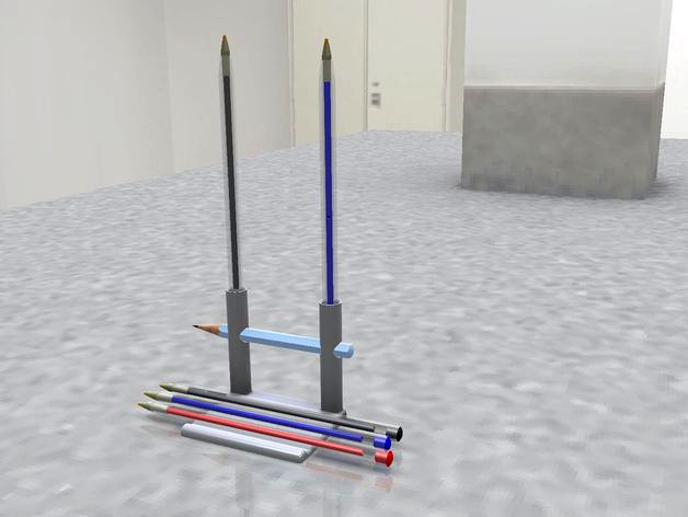 Rugby Desk Tidy by NinjaNeil 3d model