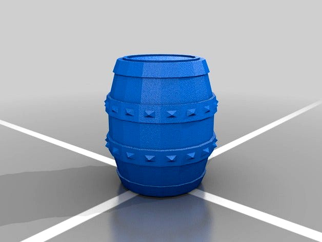 Dungeons & Dragons Barrel by Trynn 3d model