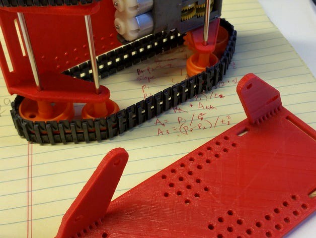 Chassis for Tamiya Track and wheel set by shadowbane 3d model