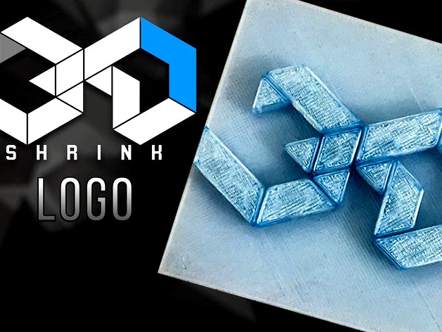 3D Shrink Logo Design by LucianDev model
