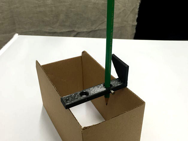 Pen plotter adapter for Replicator Dual by simlrh 3d model