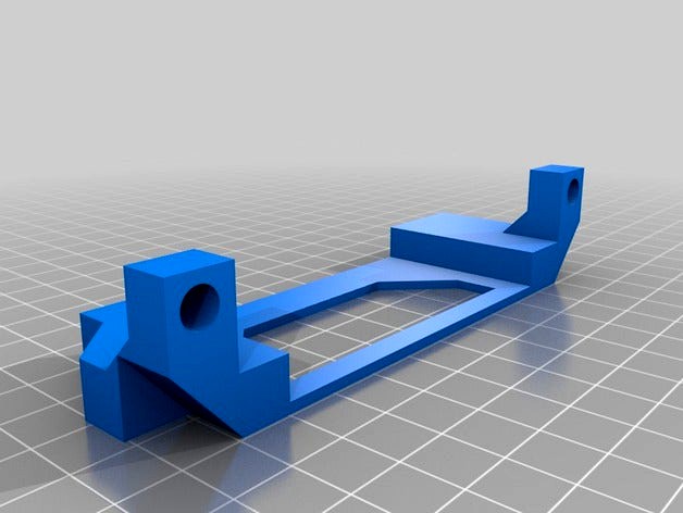 USB bracket for HTPC KT-600 Media PC Case by grtbaldini 3d model