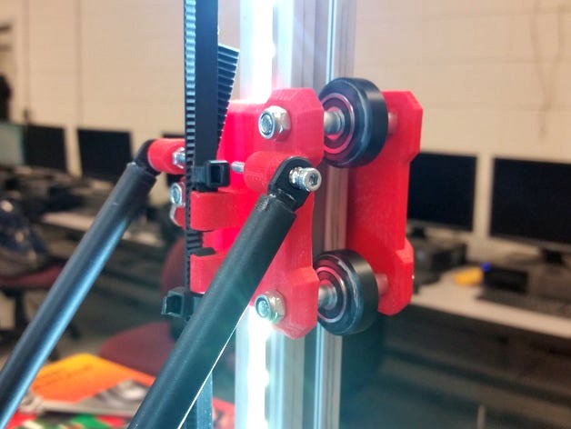 Aluminum Extrusion 3D Printer Carriage by FlightFixit model