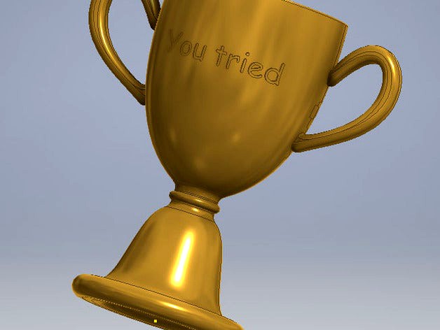 "You Tried" Trophy by Phanto 3d model