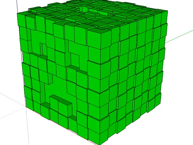 Minecraft Creeper Bank by calzie 3d model