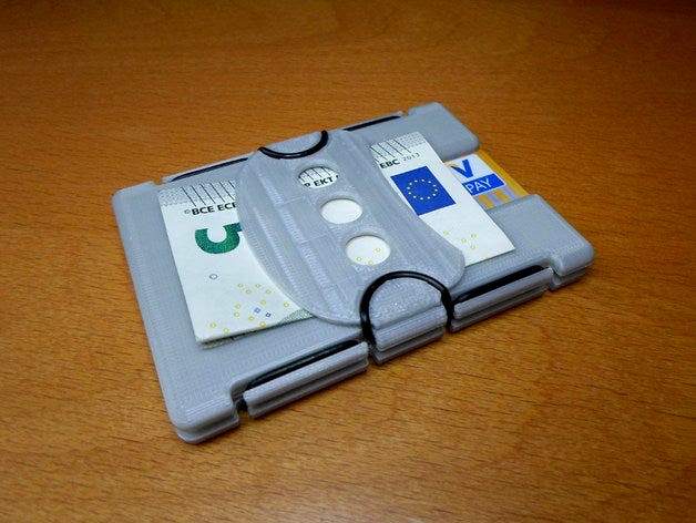 Karten Etui / Card Wallet by CBiker 3d model