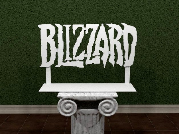 Blizzard Logo by AwesomeA 3d model