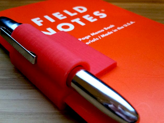 Field Notes Pen Clip by oet 3d model