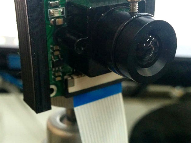 Raspberry Pi Camera (B) mount (Waveshare) by azazelz 3d model