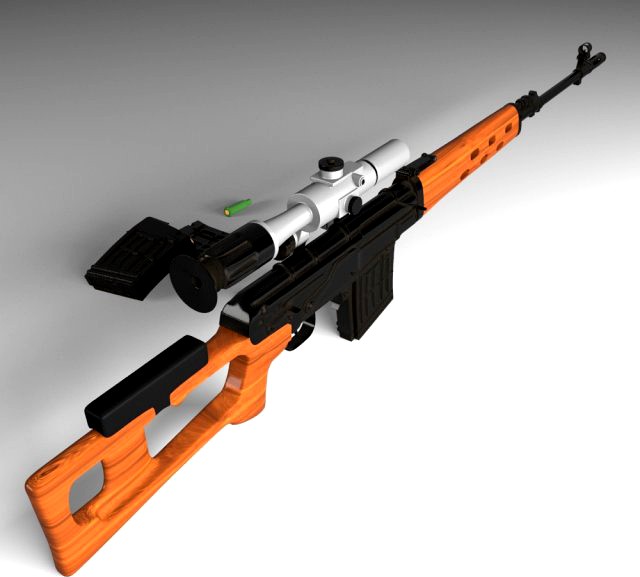 SVD 3D Model