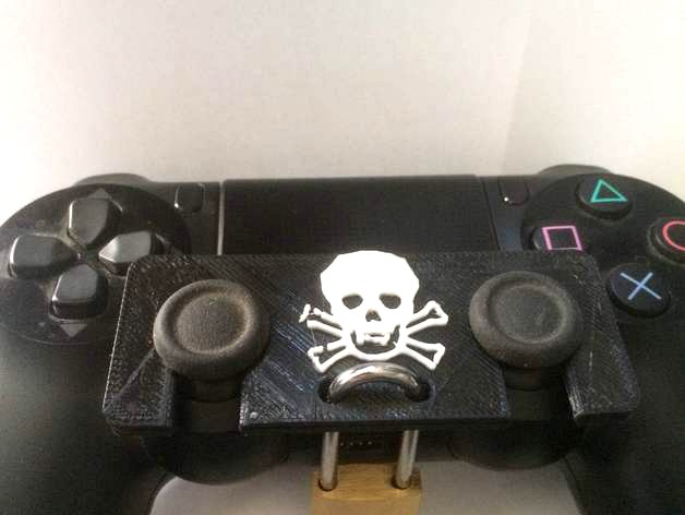 ps4 dualshock lock by EB2GAI 3d model