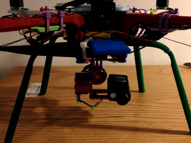 Q450 Quad Landing Legs Gear Quadcopter by Imaginator3D model