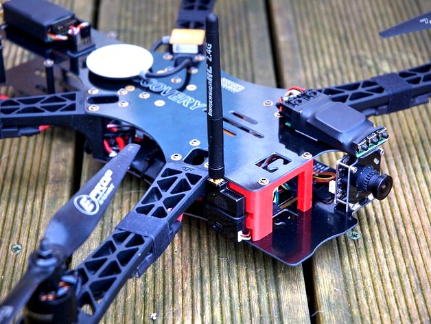 TBS Unify 2G4 Vtx Side Mount for TBS Discovery FPV Transmitter by ...