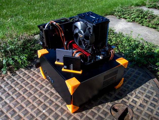 hybrid 3D printed PC case by DatulabTech model