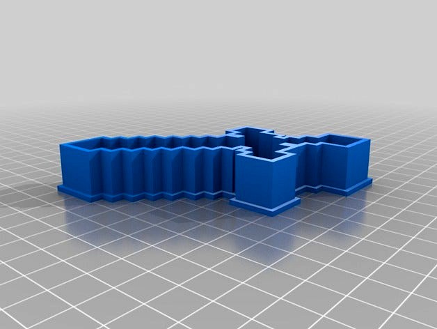 Minecraft sword cookie cutter by Mcgamehfd 3d model