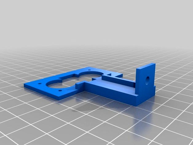 HC-SR04 sensor holder by jorts 3d model