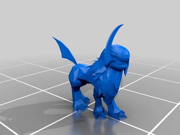 Absol Pokémon Printable by Rip_Peridots_leg 3d model
