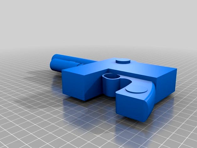 Batman the Animated Series - Mr. Freeze Gun by theorize 3d model