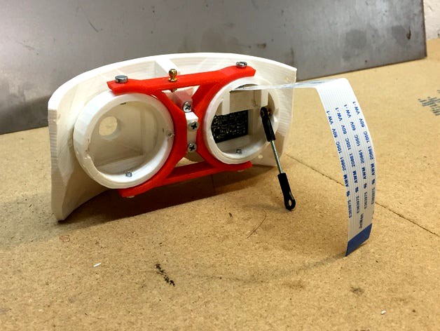 Modified InMoov head, part 3 by monnerby 3d model