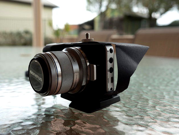Blackmagic Pocket Cinema Camera Screen Hood by likecrashingwaves 3d model