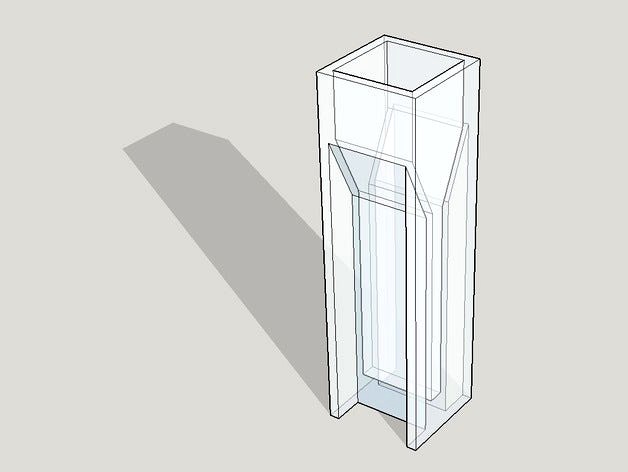 Thin style cuvette by Dr_MCeeP 3d model
