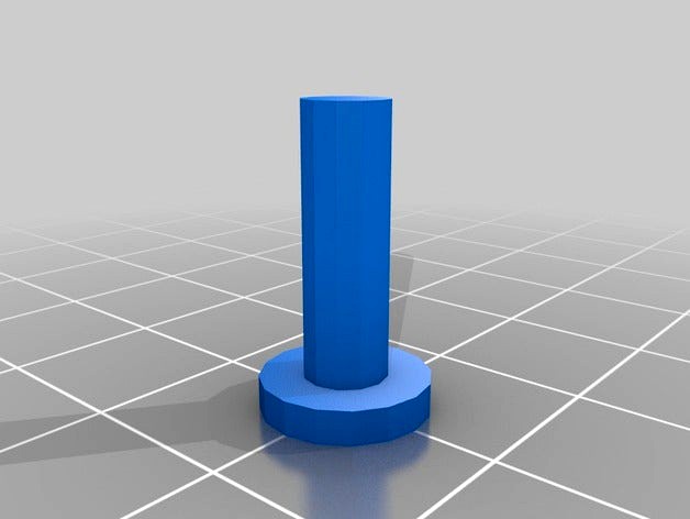 Simple Filament Spool Holder by Twixguy 3d model