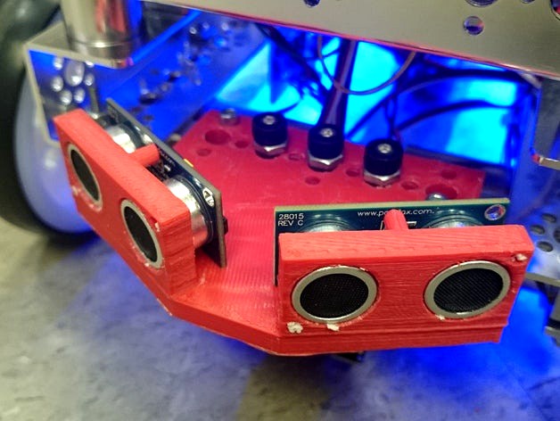 Double Ping Mount for Tetrix by Taylorification 3d model