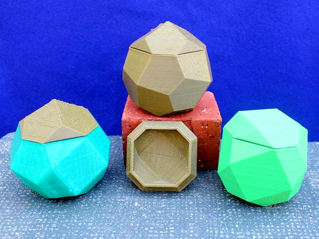 Pentagonal Icositetrahedral Containers by pmoews 3d model