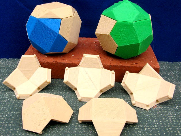 Snap Together Containers by pmoews 3d model