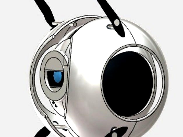 Portal 2: Wheatley (3D Model) by hannahwarlick