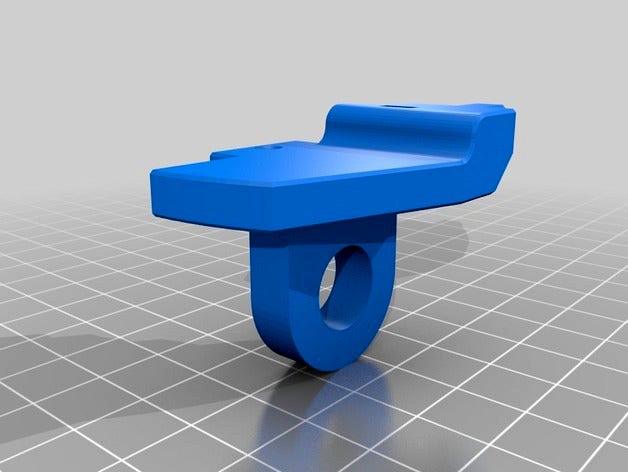 Proximity Sensor Shelf Bracket by krwynn 3d model