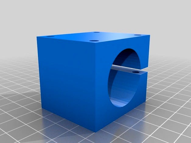 Spindle mount block for SRM-20 CNC milling machine by shohei 3d model