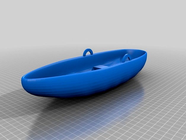 Boat by FablabTaitung 3d model