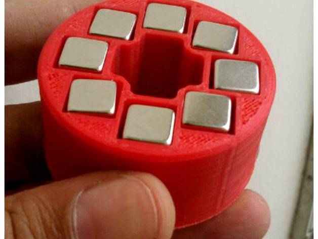 Halbach array holder for NMR spectrometer. by TanyaAkinora 3d model