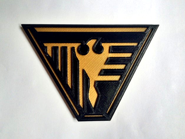 Blade Runner Logo by Vyce 3d model