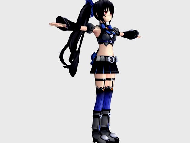Hyperdimension Neptunia Noire by Nitro123ply 3d model