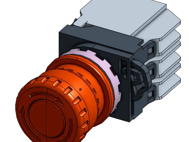 IDEC safety switch assembly by Pohler55 3d model