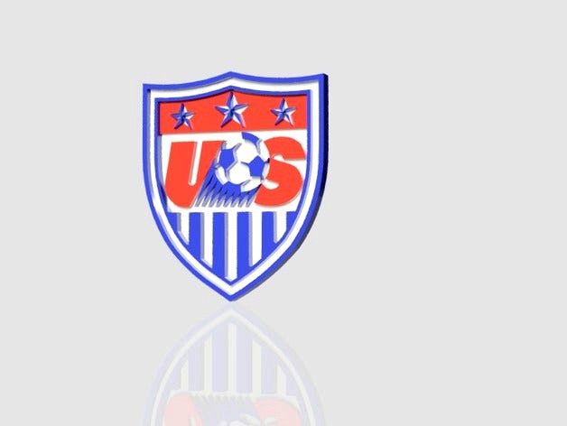 USMNT Logo by landsharkxx 3d model