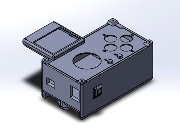 Arduino Leonardo with joystick shield case by JacobLinse 3d model