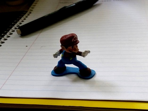 Mario on stand by sundewzer 3d model