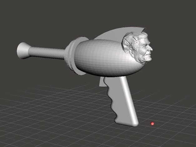 Ronald Ray Gun by thisnameis22characters 3d model